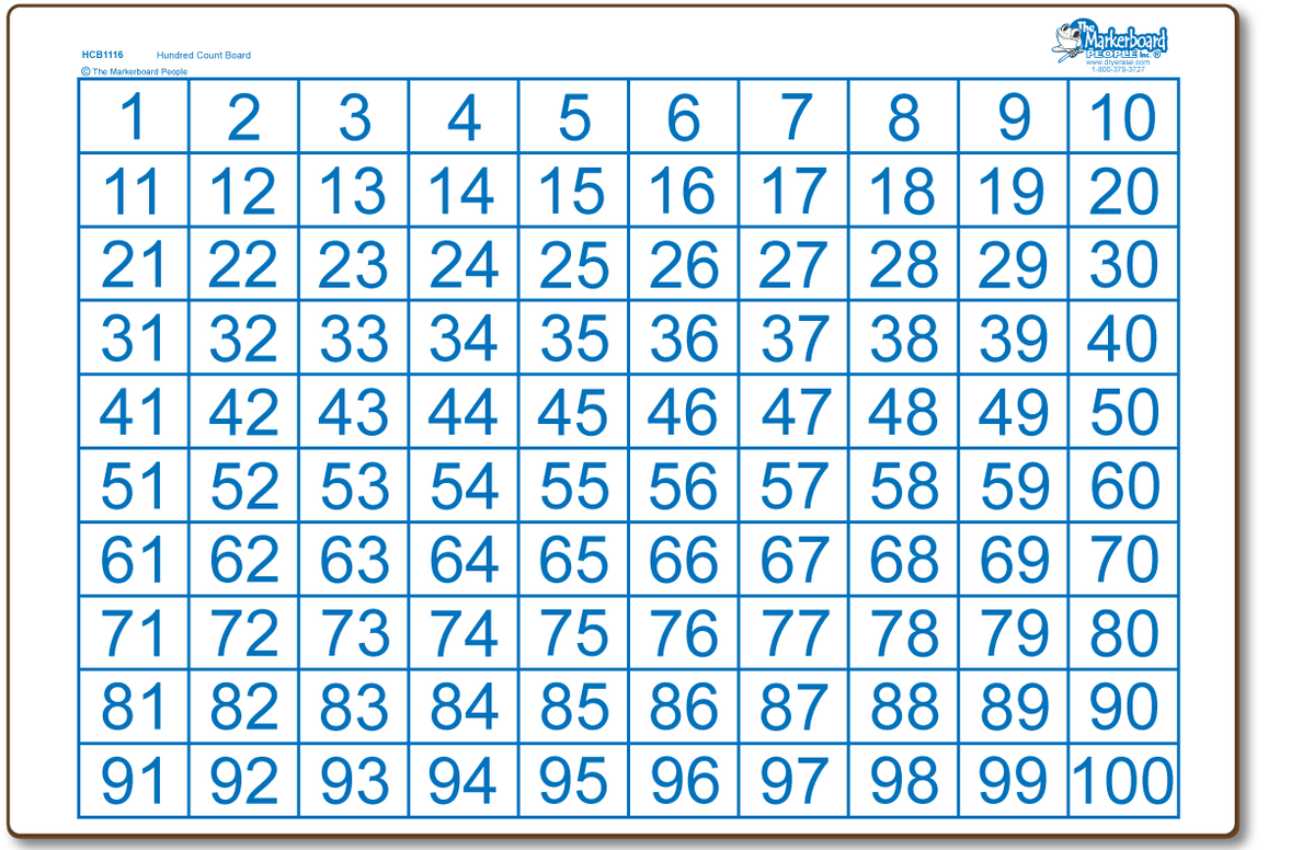 100 Count Board — DryErase.com