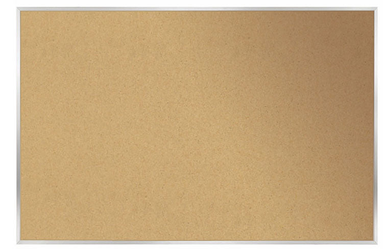 Aluminium Frame Natural Cork Bulletin Wall Board — DryErase.com